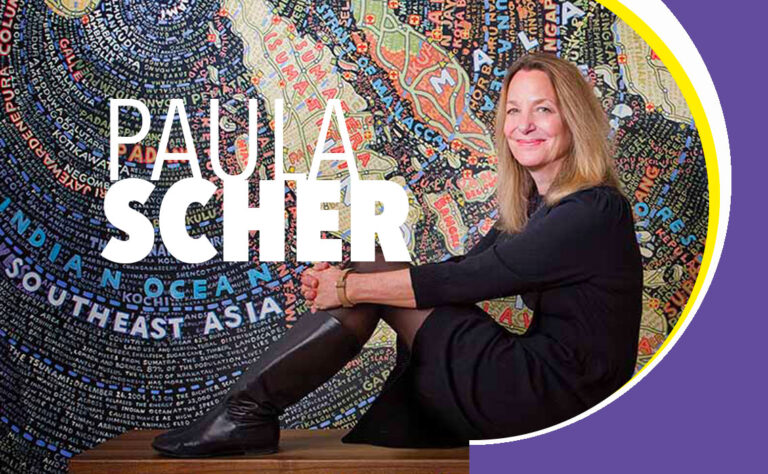 La graphic designer americana, Paula Scher - Pensagrafica